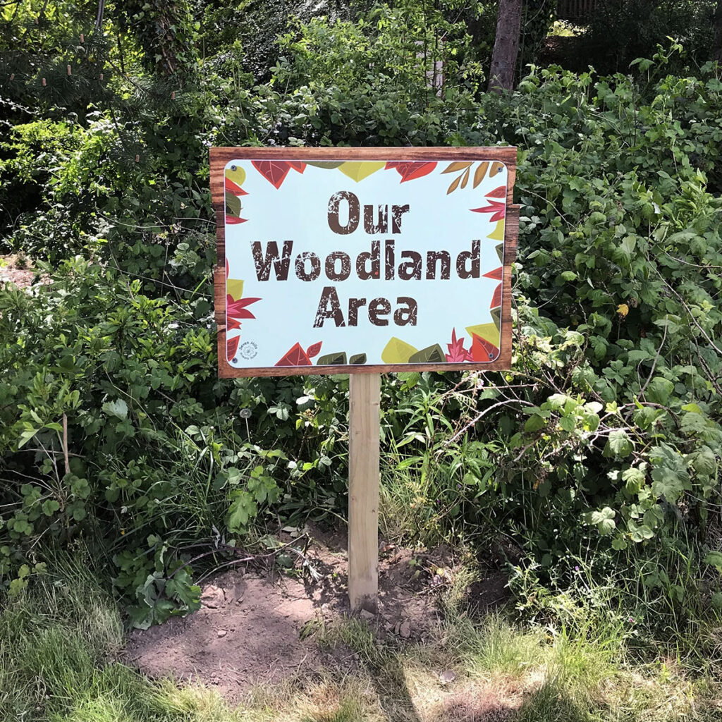 Woodland Area Signs – School Creative
